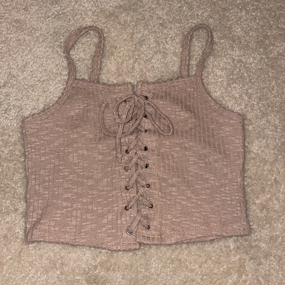 Forever 21 | Tops | Size Small Crop Top With String Detail | Poshmark